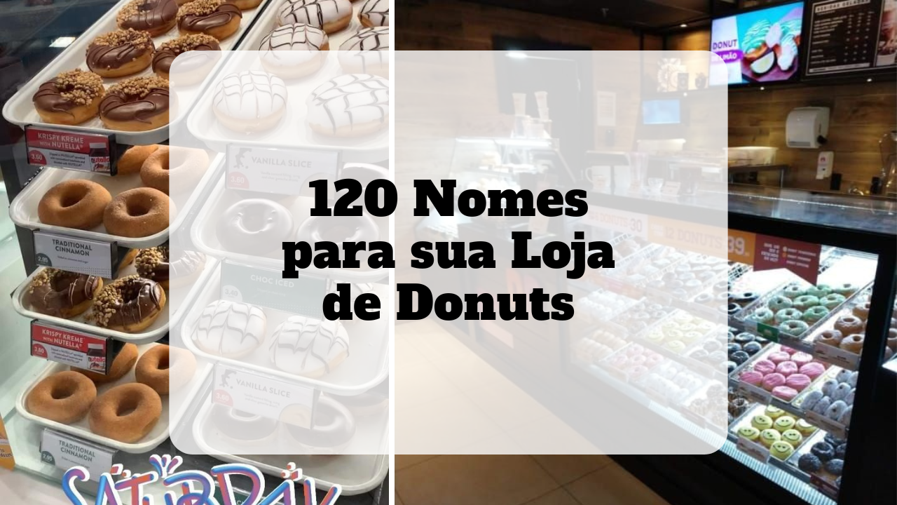 120 Nomes para sua Loja de Donuts