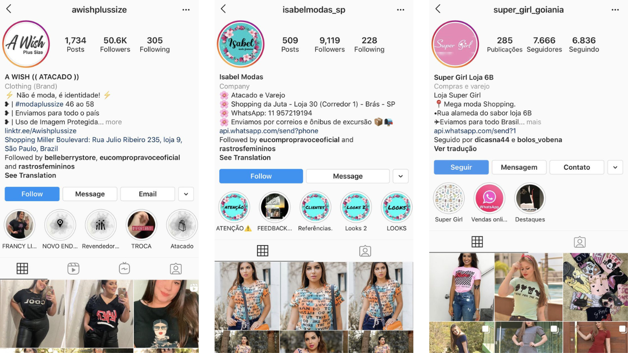 70 Ideias de Bio para Insta de Loja de Roupas