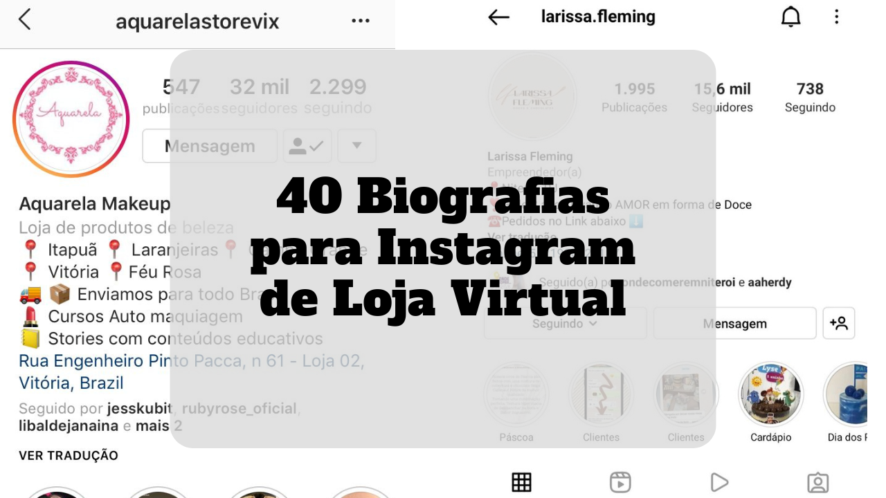 Biografia Para Loja Virtual - RETOEDU