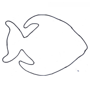 12 Molde de Peixe em EVA para Imprimir