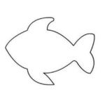 12 Molde de Peixe em EVA para Imprimir