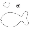 12 Molde de Peixe em EVA para Imprimir