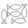 12 Molde de Peixe em EVA para Imprimir