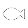 12 Molde de Peixe em EVA para Imprimir