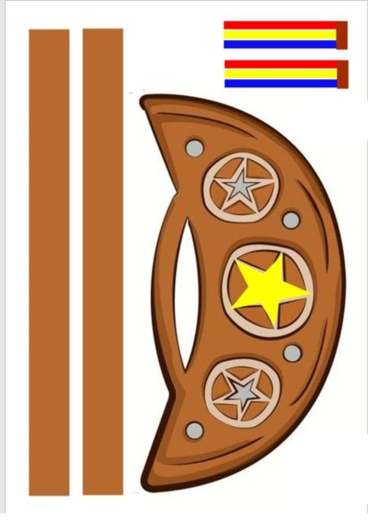 4 molde de chapéu de cangaceiro para imprimir